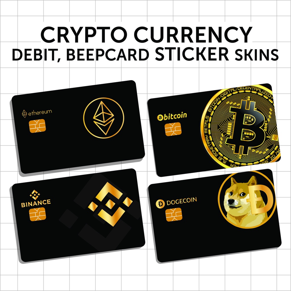 CRYPTO CURRENCY ATM BEEP DEBIT CREDIT BANK Card Skin Stickers | Bitcoin ...