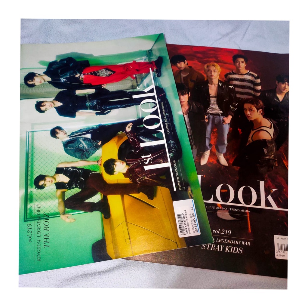 1st Look Magazine Special Kingdom The Boyz Stray Kids TBZ SKZ | Shopee ...