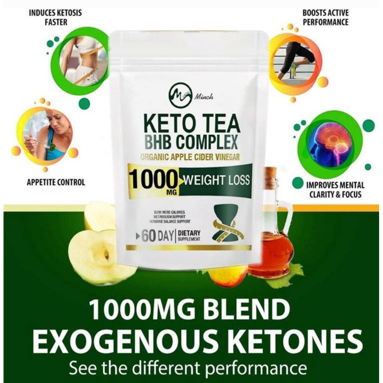 Keto Tea BHB Complex Organic Apple Cider | Shopee Philippines