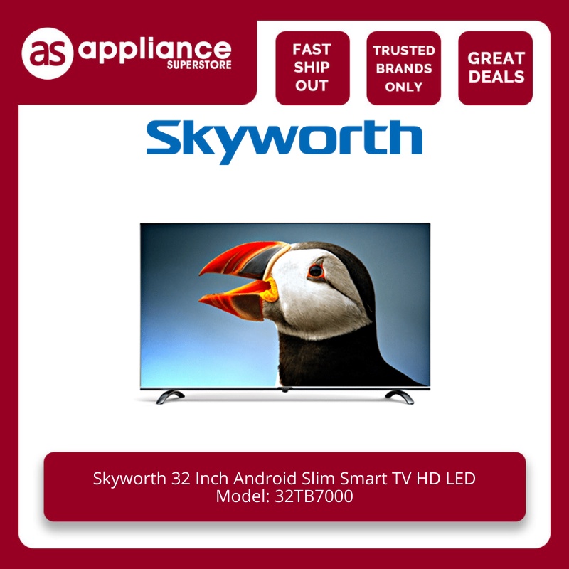Skyworth 32 Inch Android Slim Smart TV HD LED 32TB7000 | Shopee Philippines