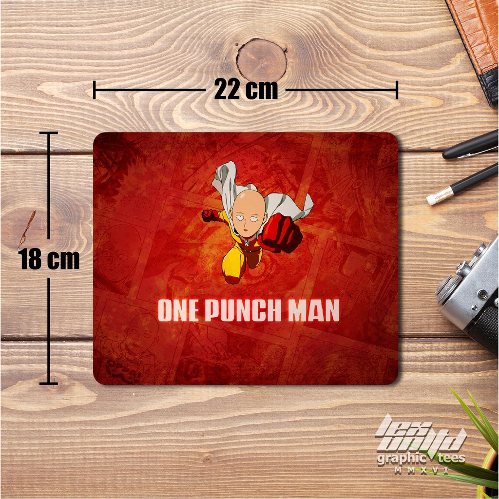 One Punch Man Custom Mouse Pad (Saitama Red) | Shopee Philippines