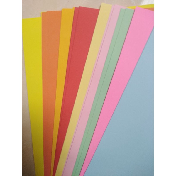 HVS A4 spectra color paper, 50 sheets (mixed 10 random colors) paper ...