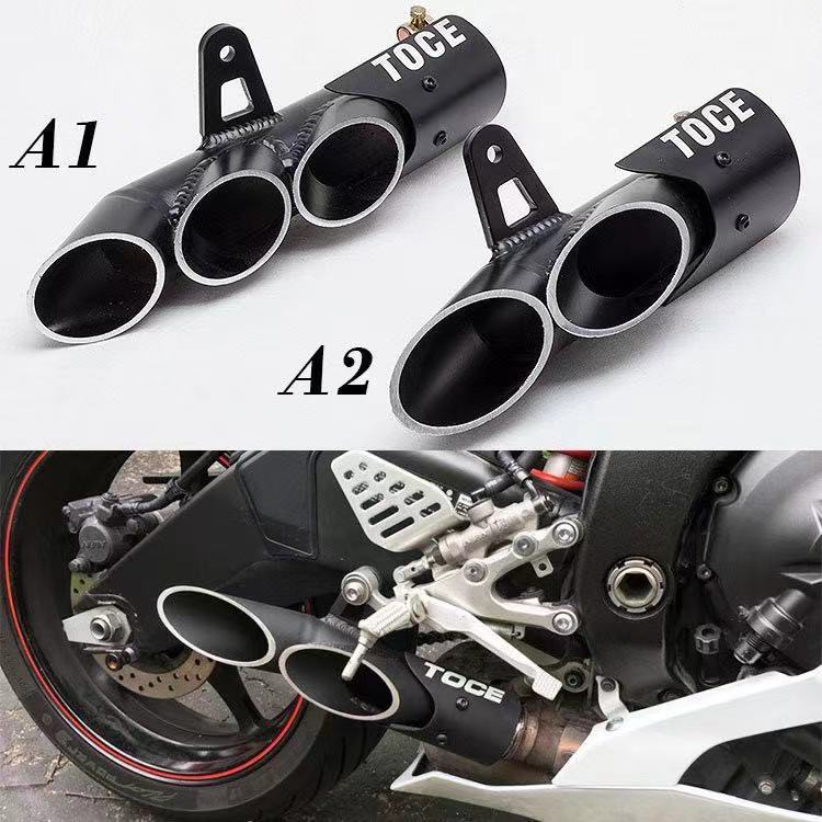 【COD】Universal Motorcycle Exhaust Muffler Pipe Canister Pipe TOCE ...