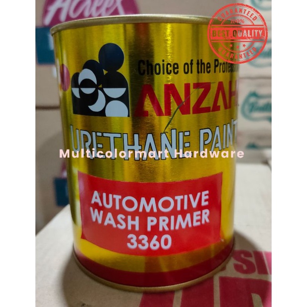 ANZHAL WASH PRIMER with CATALYST 1 LITER | Shopee Philippines