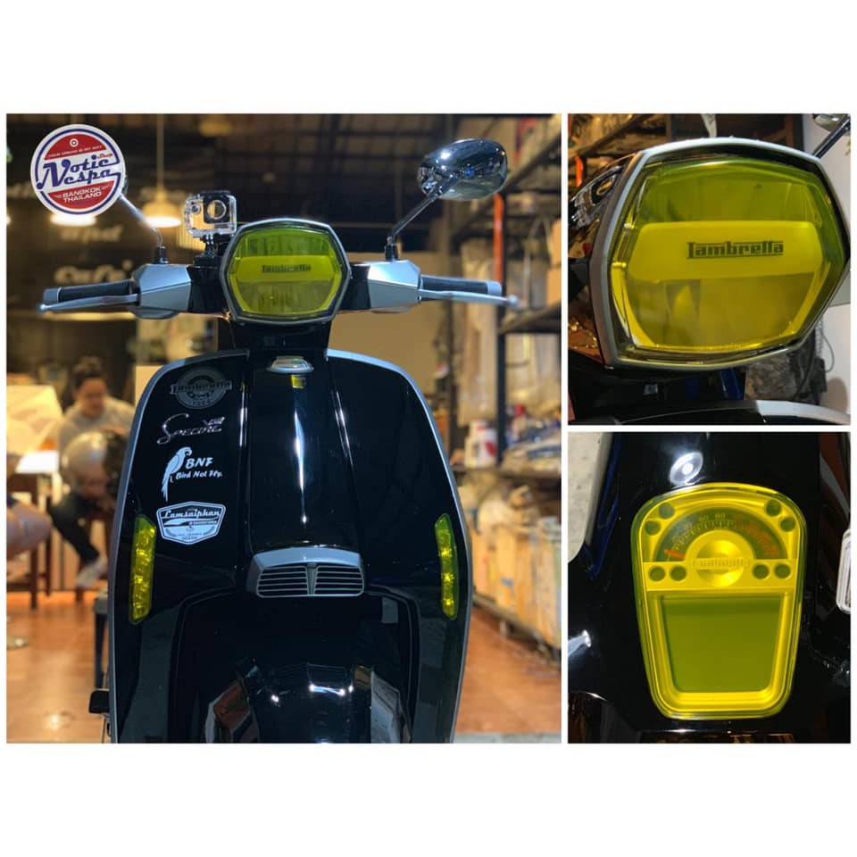 (Free Shipping) New Lambretta Sticker Headlight Mileage Turn Signal ...