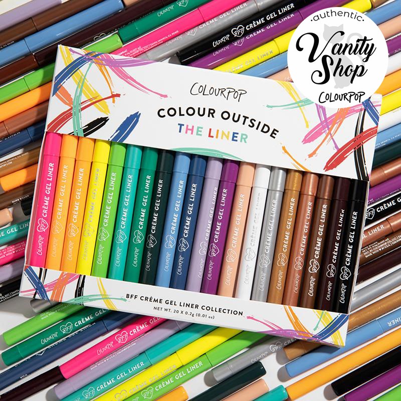 Colourpop BFF Creme Gel Liner Eyeliner Pencil Exit Prance Big Splash ...