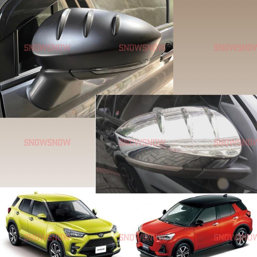 Rear View Mirror Cover Raize Rocky 2021 2022 2023 2024 2025 2026 Appolo ...