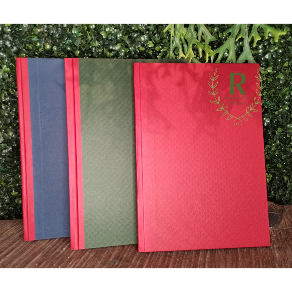 A4 Size Hard Cover Foolscap Book 200pgs | Shopee Philippines