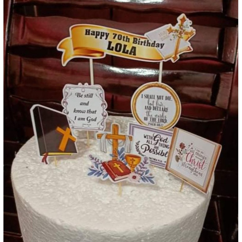 Bible Verse Theme Cake Topper | Shopee Philippines