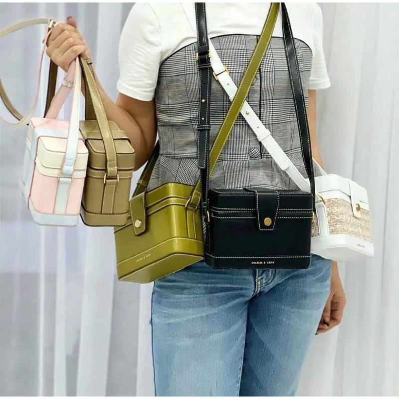 Charles & Keith BRONTE BOXY | Shopee Philippines