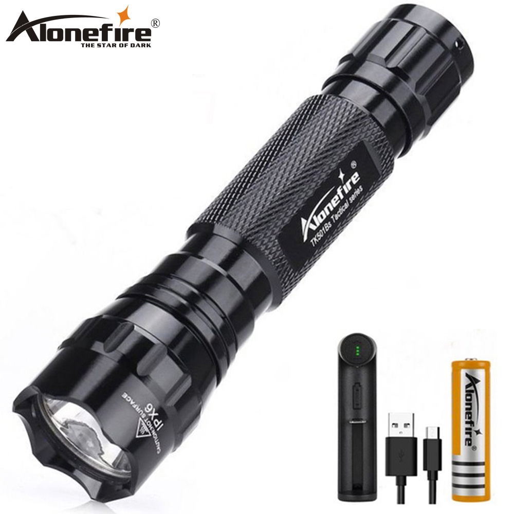 Alonefire 501B T6/L2 LED Flashlight Waterproof Camping Light 2000 Lumen ...