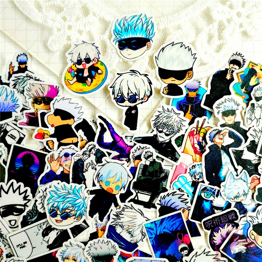 120Pcs/Set ★★★ Jujutsu Kaisen . Gojo Satoru S-1 Mini Diary Manual ...