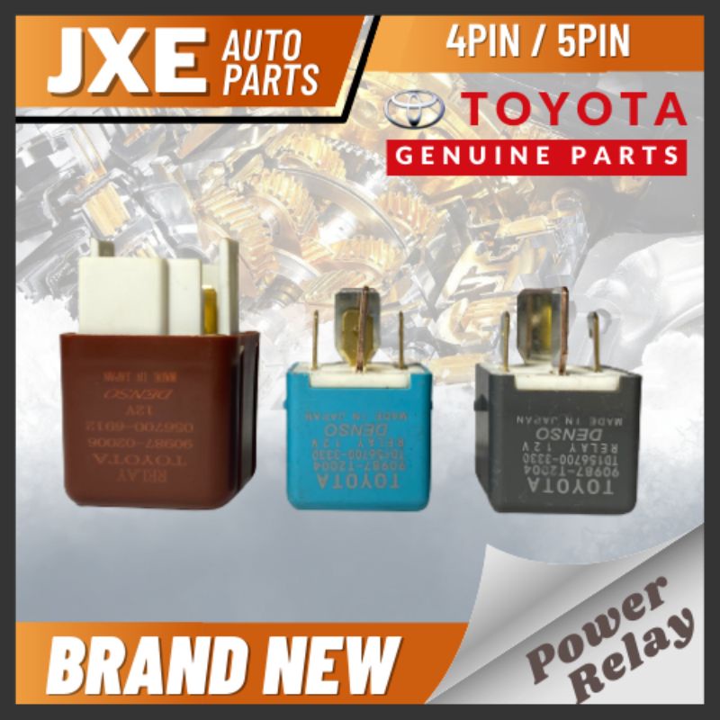TOYOTA DENSO Power Relay (12V) 4Pin/5Pin for Corolla Reiz, Camry ...
