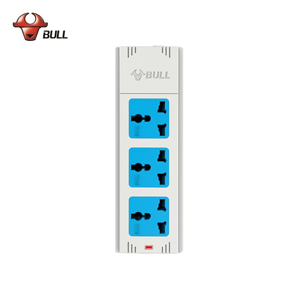 Bull Rewireable Extension Socket 413 2500w 3 Outlets 10A | Shopee ...