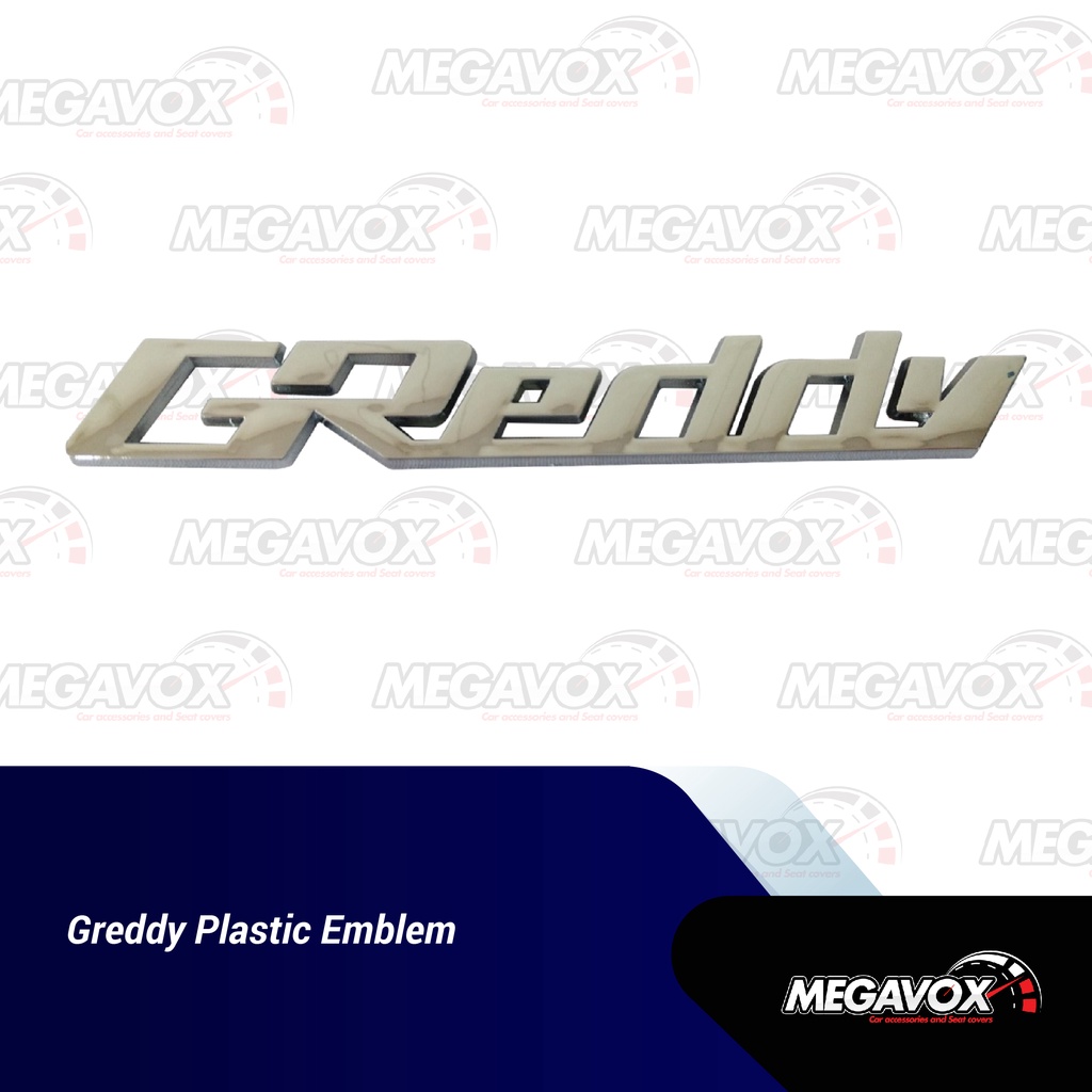 Greddy Plastic Emblem | Shopee Philippines