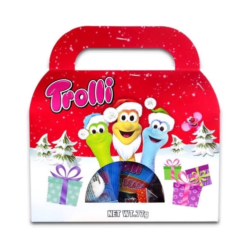 TROLLI CHRISTMAS STOCKINGS 76g / GIFT BOX (Christmas candies for kids ...