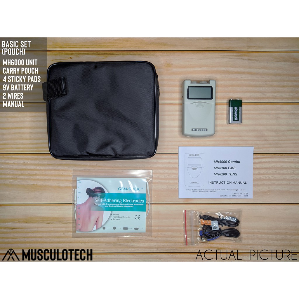 MH6000 TENS EMS FES Device for Physical Therapy Pain Relief with ...