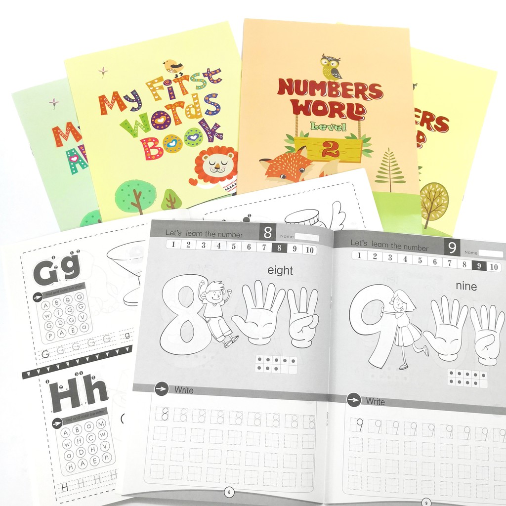 ALD-25 MY FIRST WORD NUMBERS 123 MATH ACTIVITY BOOK | Shopee Philippines
