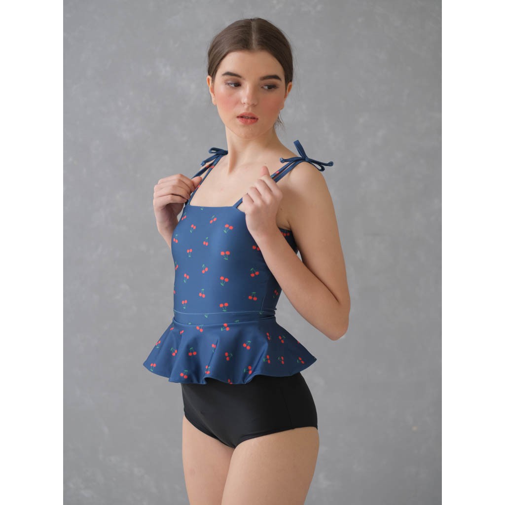 Anne Kelly MADELINE CHERRY One Piece Vintage Swimsuit | Shopee Philippines