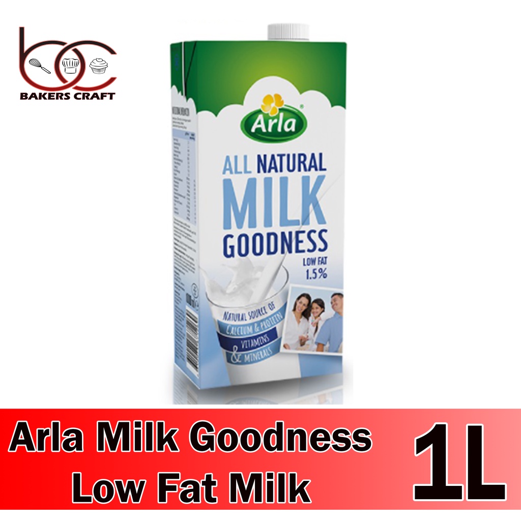 Arla Milk Goodness Low Fat Milk 1L | Shopee Philippines
