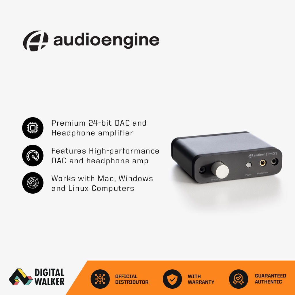 Audioengine D1 24-Bit DAC / Headphone Amplifier - Black | Shopee Philippines