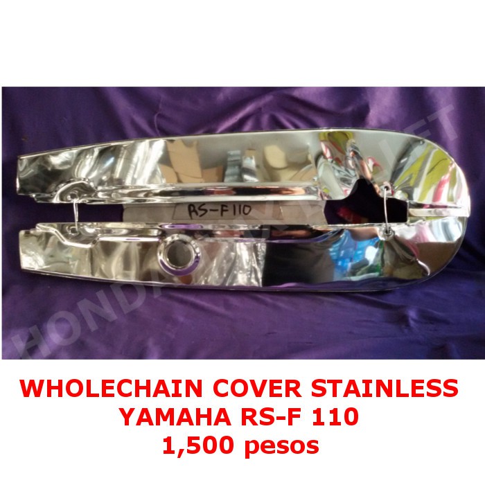 Yamaha RS110f Whole Chain Cover Stainless | Shopee Philippines