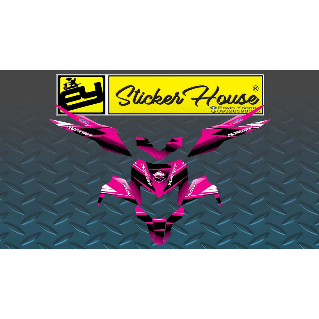 SKYDRIVE SPORT LAMINATED DECALS | Shopee Philippines