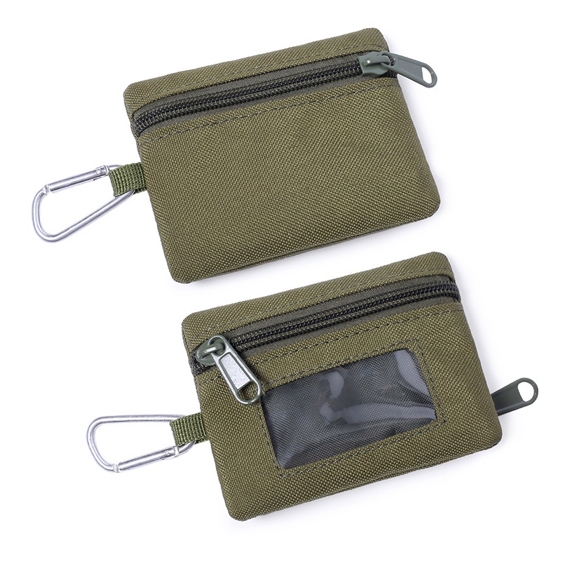 =Outdoor EDC Molle Pouch Wallet Waterproof Portable Travel Zipper Waist ...