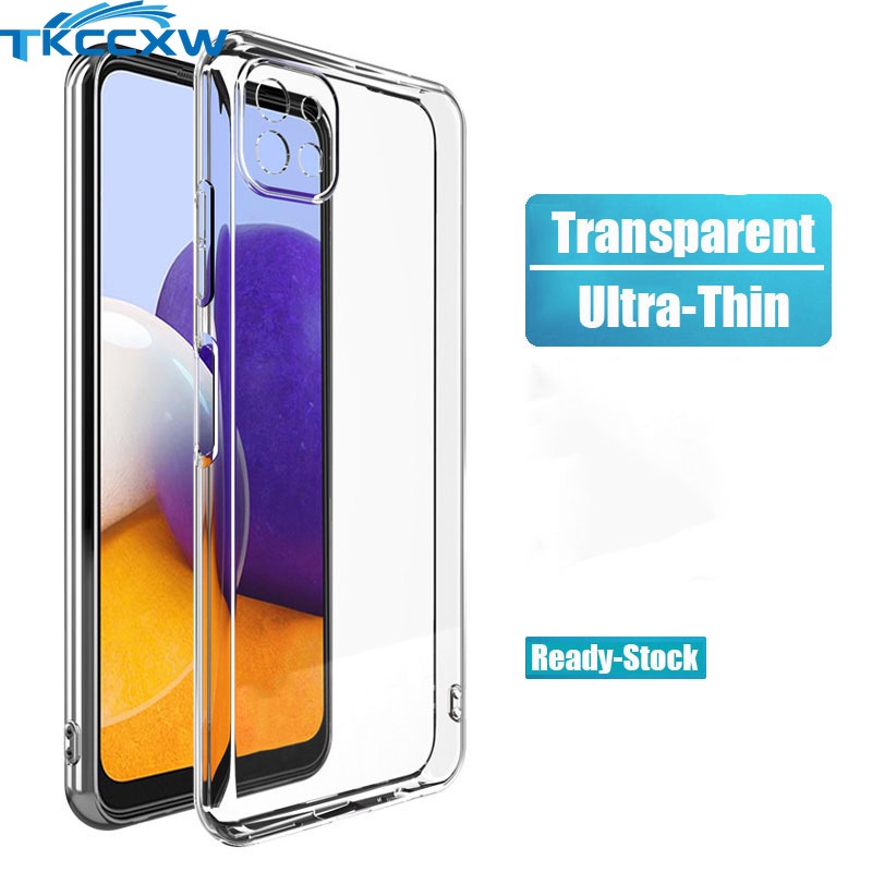 Samsung Galaxy F22 M32 A03S A22 F52 A32 F62 M62 A02 A02S A72 A52 M12 M42 M02 Case Transparent ...