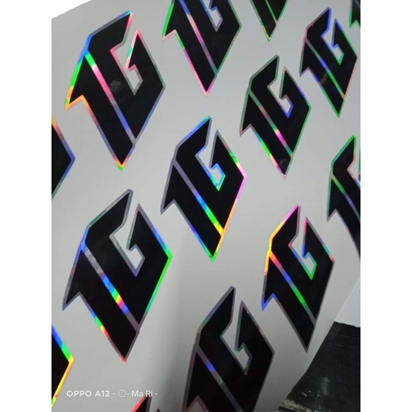 1G Sticker Holographic Background | Shopee Philippines