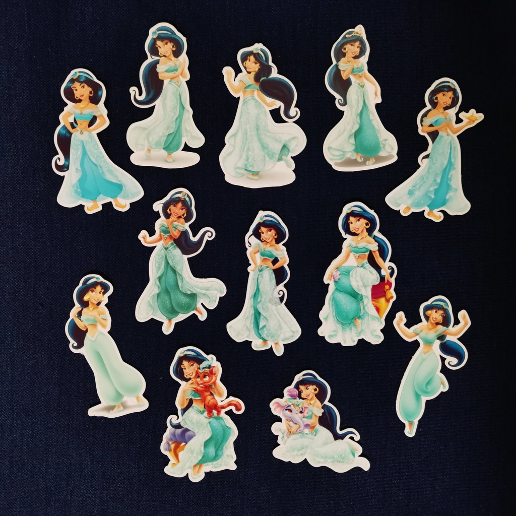 Princess Jasmine Theme Personalized Cake and Cupcake Toppers | Shopee ...