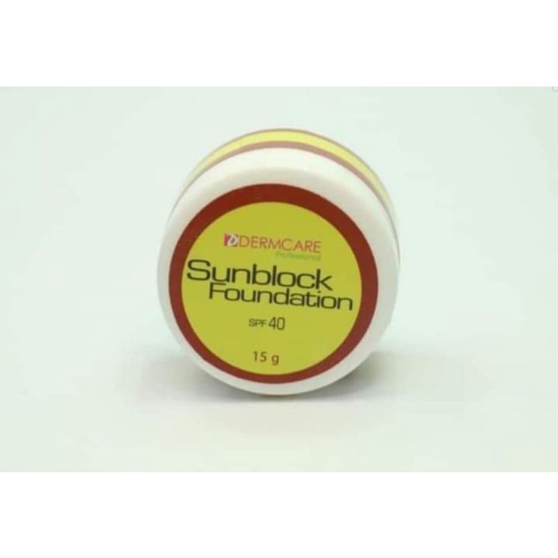 Dermcare Sunblock Foundation SPF40 15g | Shopee Philippines