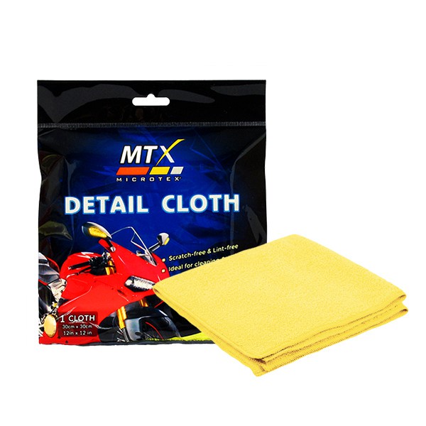 Microtex Detailing Cloth 12" x 12" (Microfiber, MTX Motorcycle Care ...