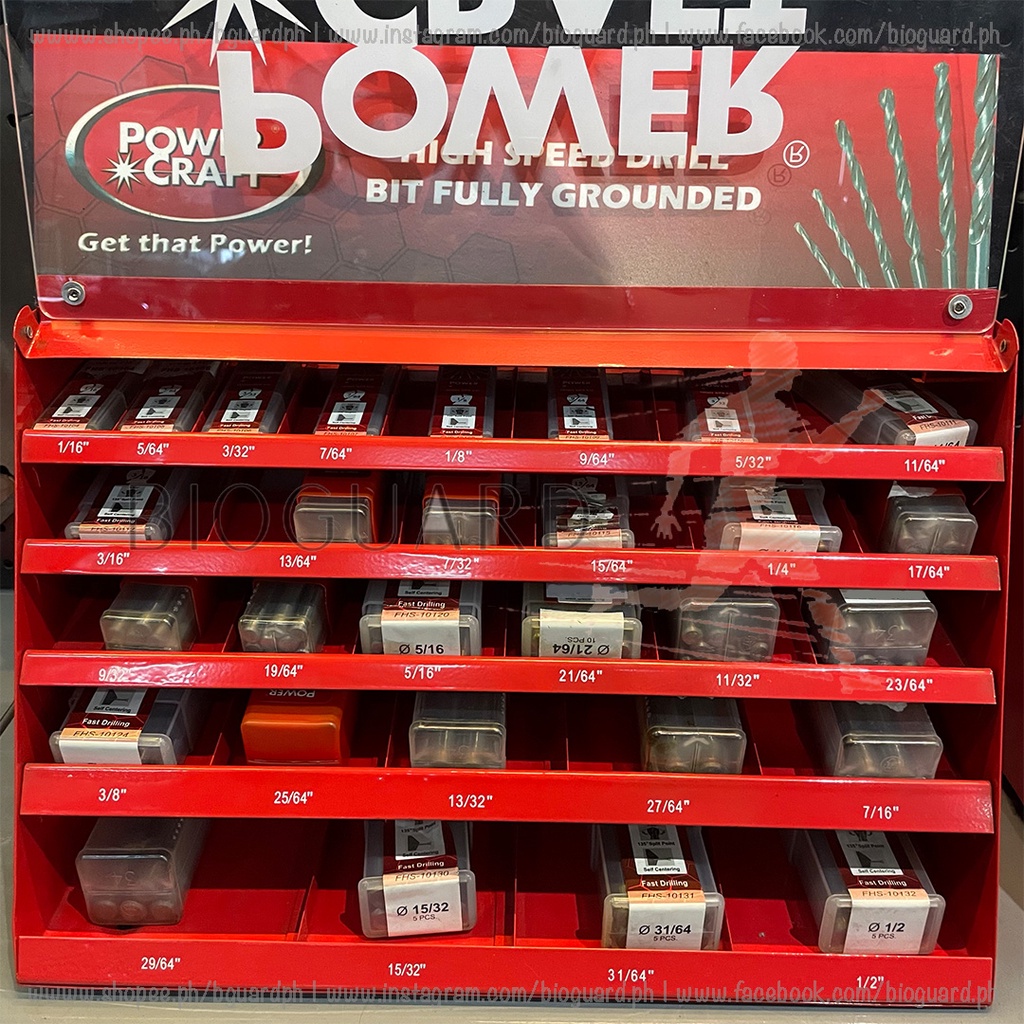 [AUTHENTIC] Power Craft / Powercraft HSS High Speed Drill Bit (10pcs ...