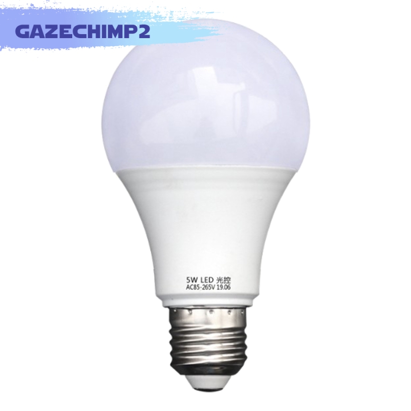 LED Light Bulb Porch 5W Daylight 6500K E27 LED Daylight Smart Automatic ...