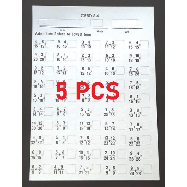 Window Card Math Operations (LEVEL 4 Addition/Subtraction ...