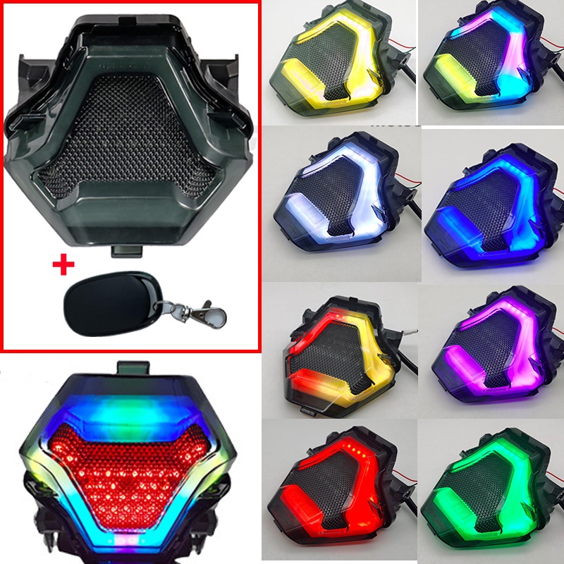 【Ready stock】NEW Colorful Tail light for sniper 150 / R3 R25 MT07 Rear ...