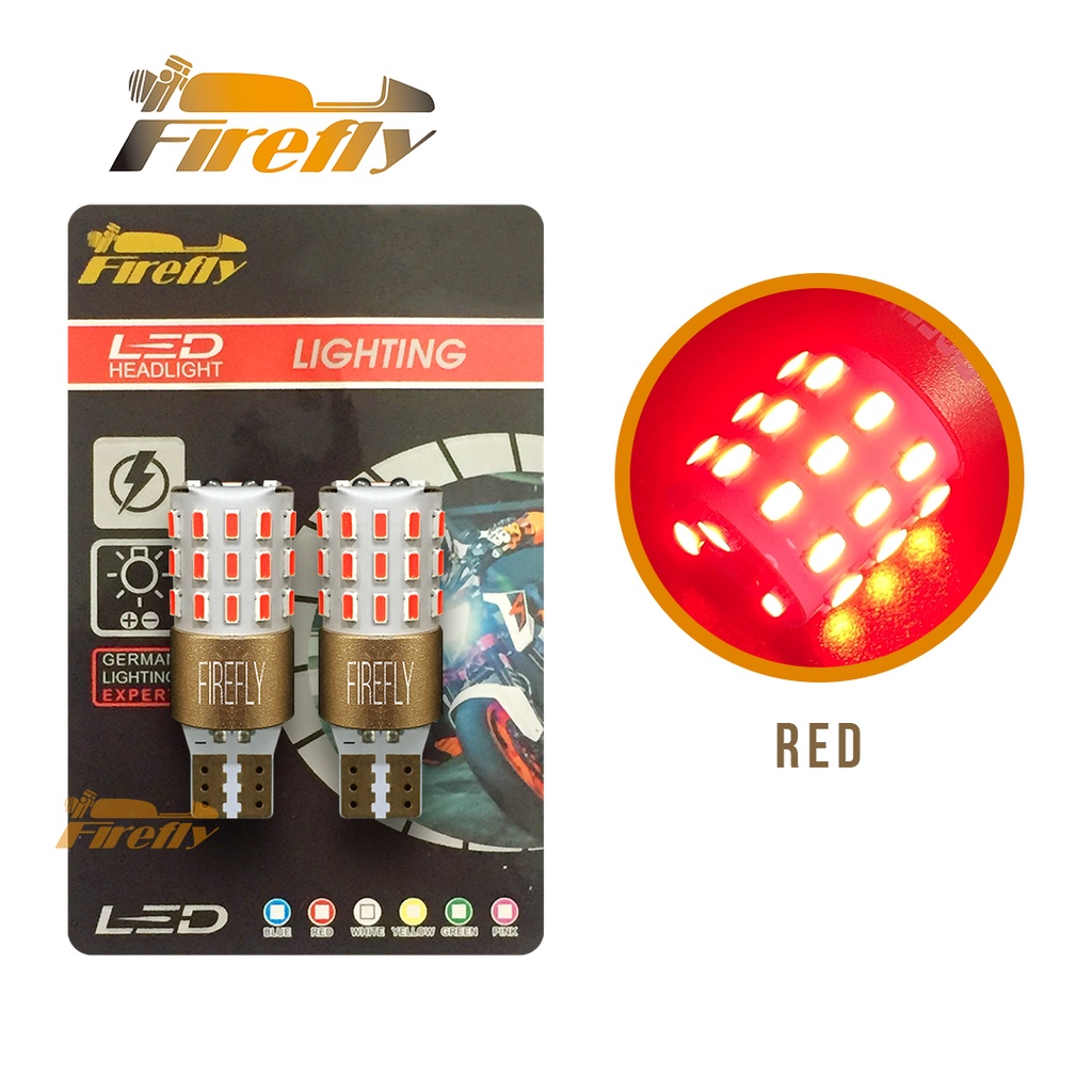 Firefly Motorcycle T10 LED Park Light Singel Color Signal Light 12V ...