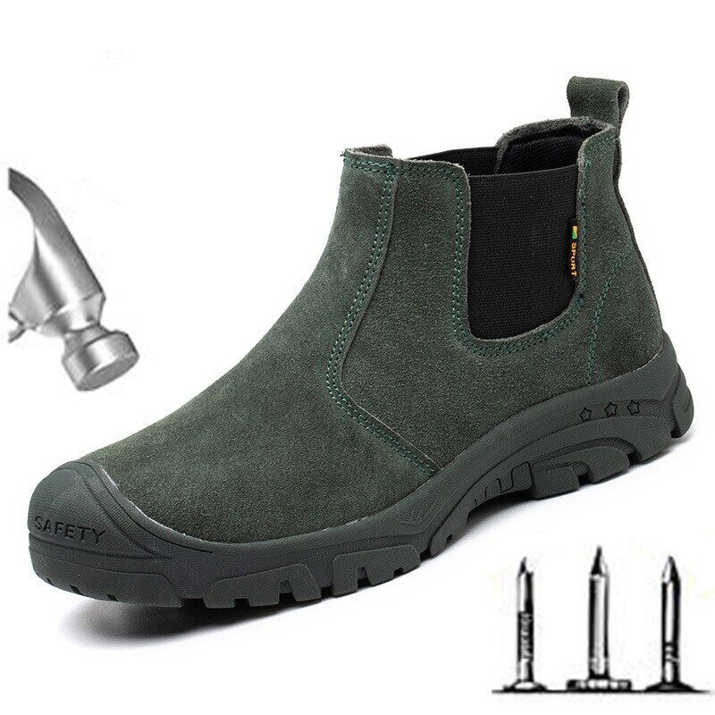 Work Safety Boots Indestructible Shoes Safety Shoes Men Puncture-Proof ...