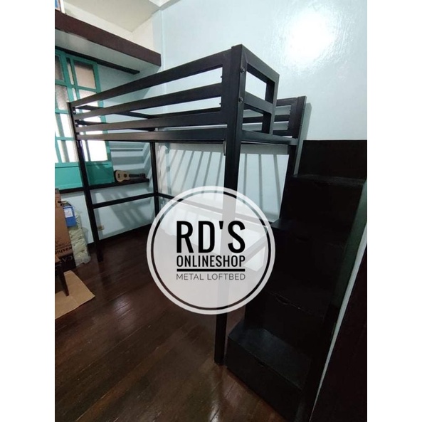 LOFTBED WITH STAIR DRAWERS ACTUAL PHOTO POSTED | Shopee Philippines