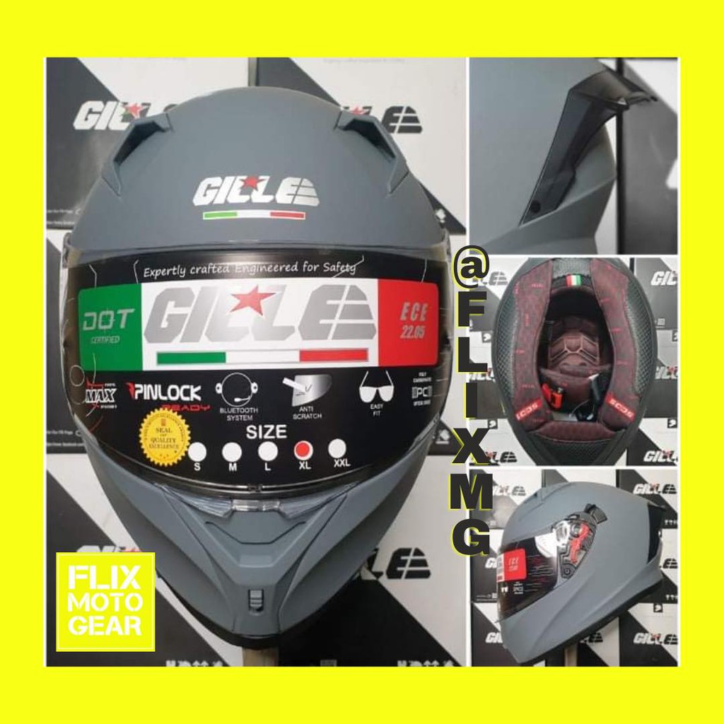 GILLE GTS FULL FACE HELMET | Shopee Philippines