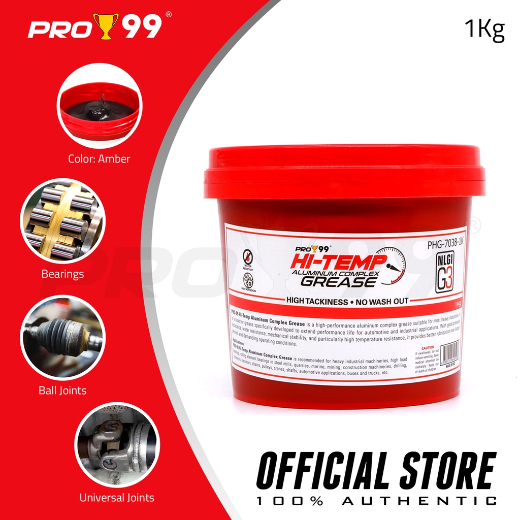 PRO-99 High Temperature Grease 1kg Pro99 PHG-7038-1K | Shopee Philippines