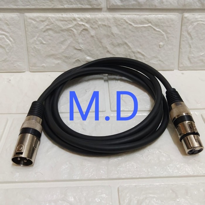 1 meter Full Jack Canon male Mixer Cable to New Female Canare Socket ...