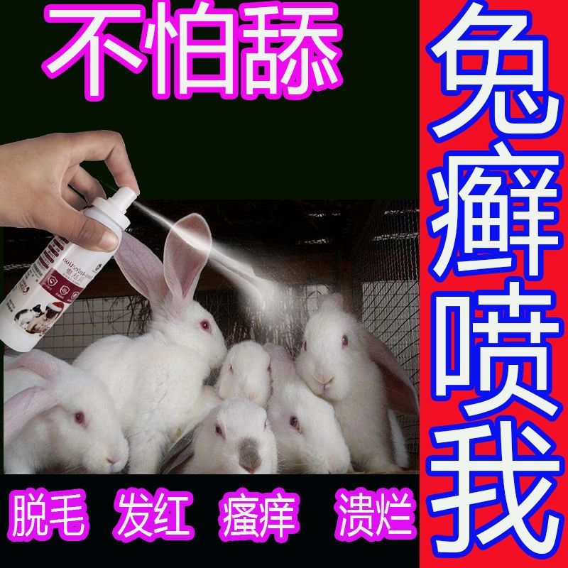 Rabbit Skin Disease Medicine Mites Fungal Infection Hair Removal Loss ...