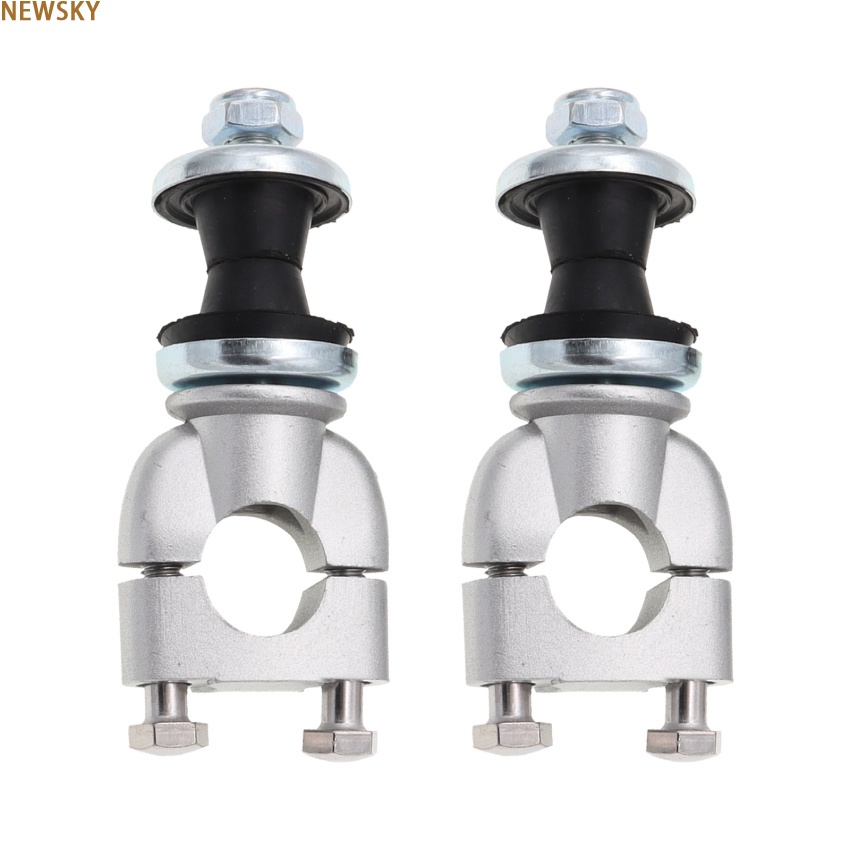 1pair 7/8" Aluminum Motorcycle Handlebar Risers 22mm Handle Bar Mount ...