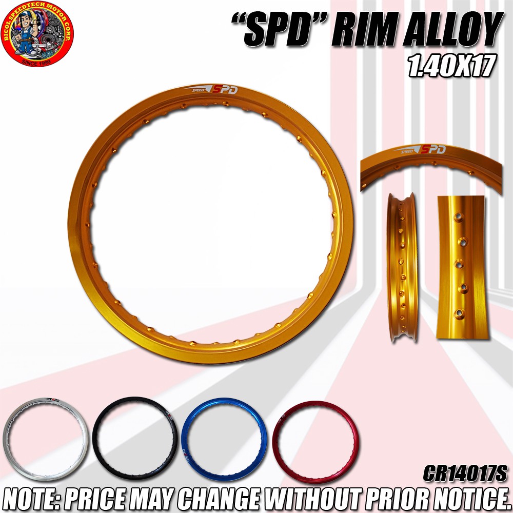 "SPD" RIM ALLOY 140x17 (CR14017S) | Shopee Philippines