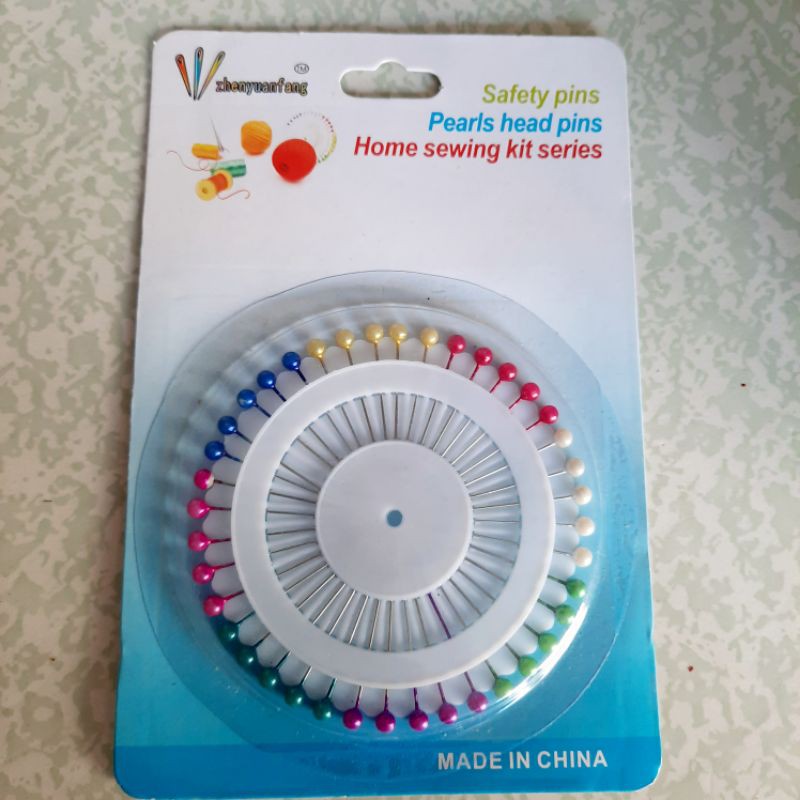 ACC - ASPILE - SAFETY PINS / PEARLS HEAD - 40 pcs per pack (SEWING ...