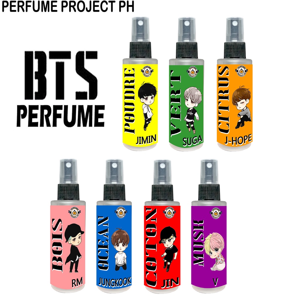 PERFUME PROJECT PH KPOP BTS Perfume Eau de Parfum Bois Musk Poudre Vert ...