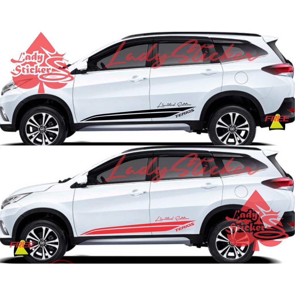 DAIHATSU TERIOS CAR STICKER STRIPING TERIOS CAR STICKER TERIOS | Shopee ...