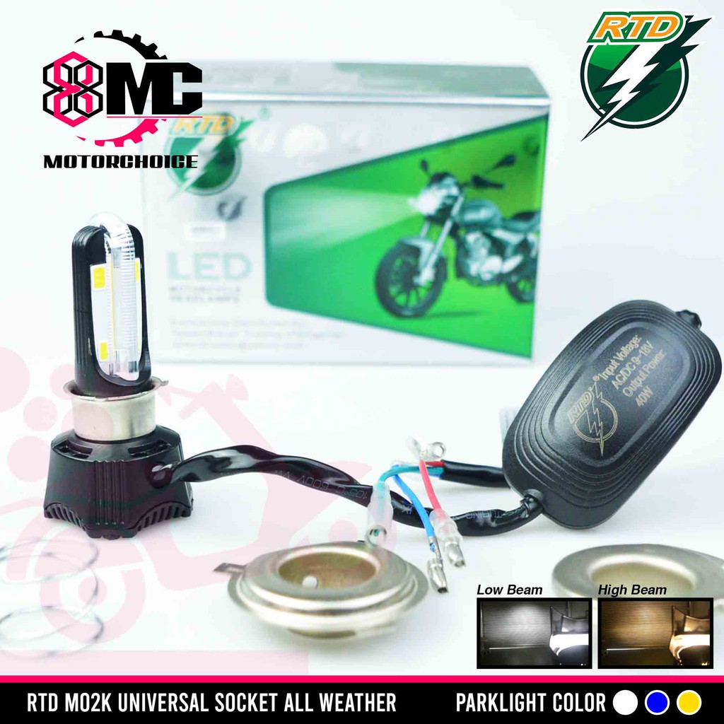 RTD M02K with PARKLIGHT Universal LED Headlight / MIO / BEAT / XRM ...